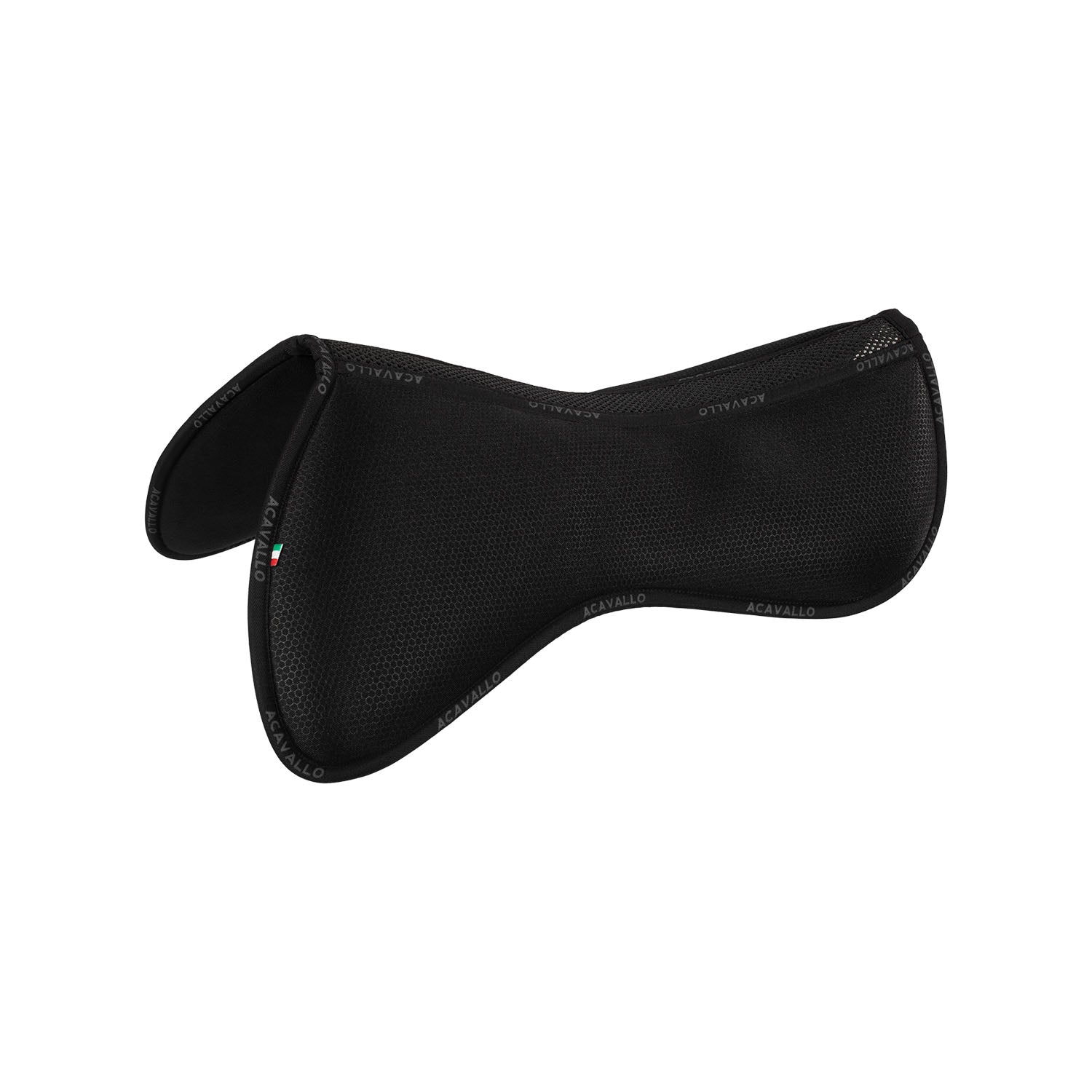 Acavallo memory foam 3D-spacer saddle half pad black – Horse Riders ...