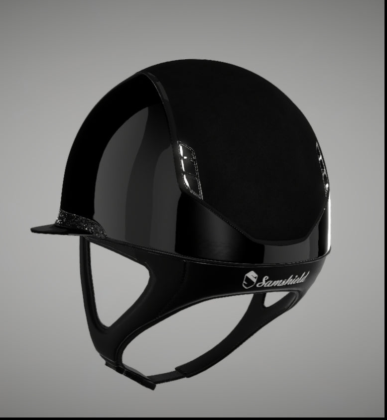 Samshield 2.0 Miss Shield Shadowglossy Crystal Blazon Frontal Band Bla ...